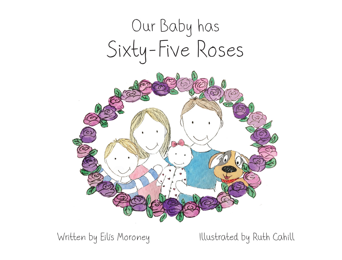Our Baby has Sixty-Five Roses – Duck Blue