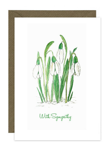 Snowdrop Sympathy – Duck Blue